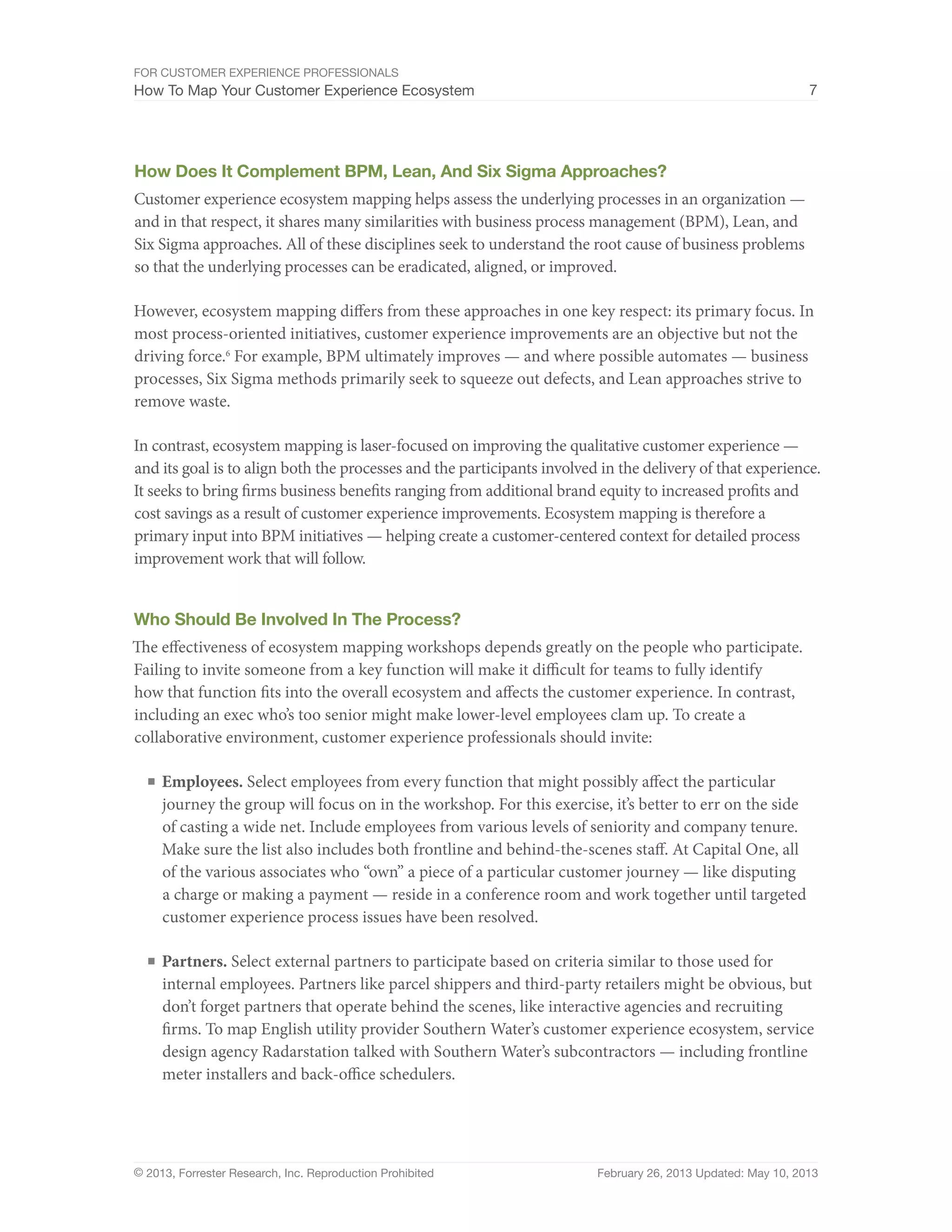 How to map your customer Experience Ecosystem | PDF | Business ...