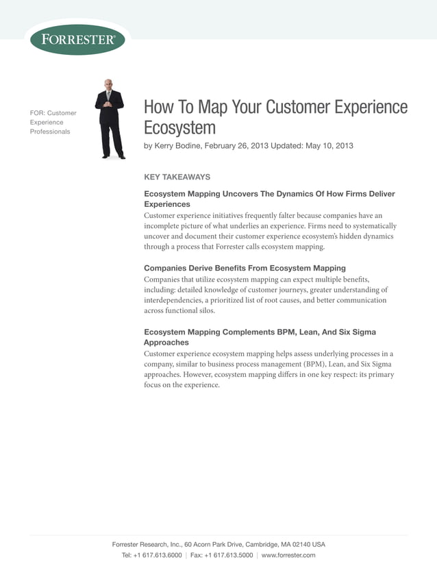 How to map your customer Experience Ecosystem | PDF