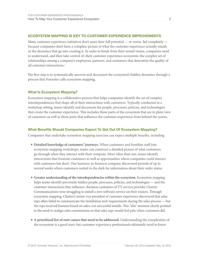 How to map your customer Experience Ecosystem | PDF | Business ...