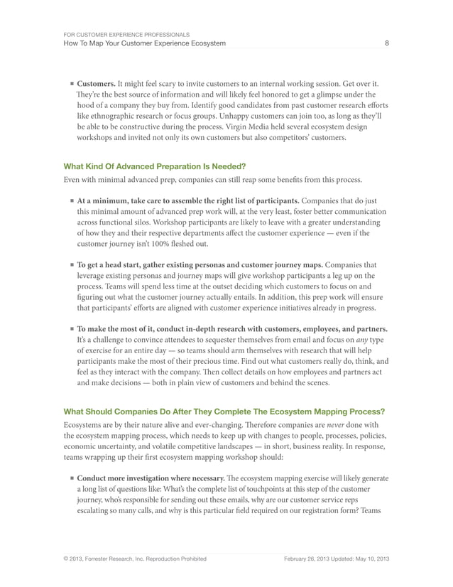 How to map your customer Experience Ecosystem | PDF | Business ...