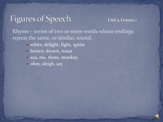 How To Mark The Rhyme Scheme | PPTX