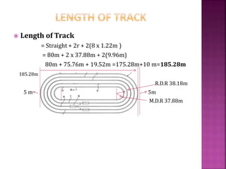 How to mark track 400mt. 80 mt Part 2 | PPTX