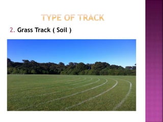 How to mark track 400mt. 84.39
