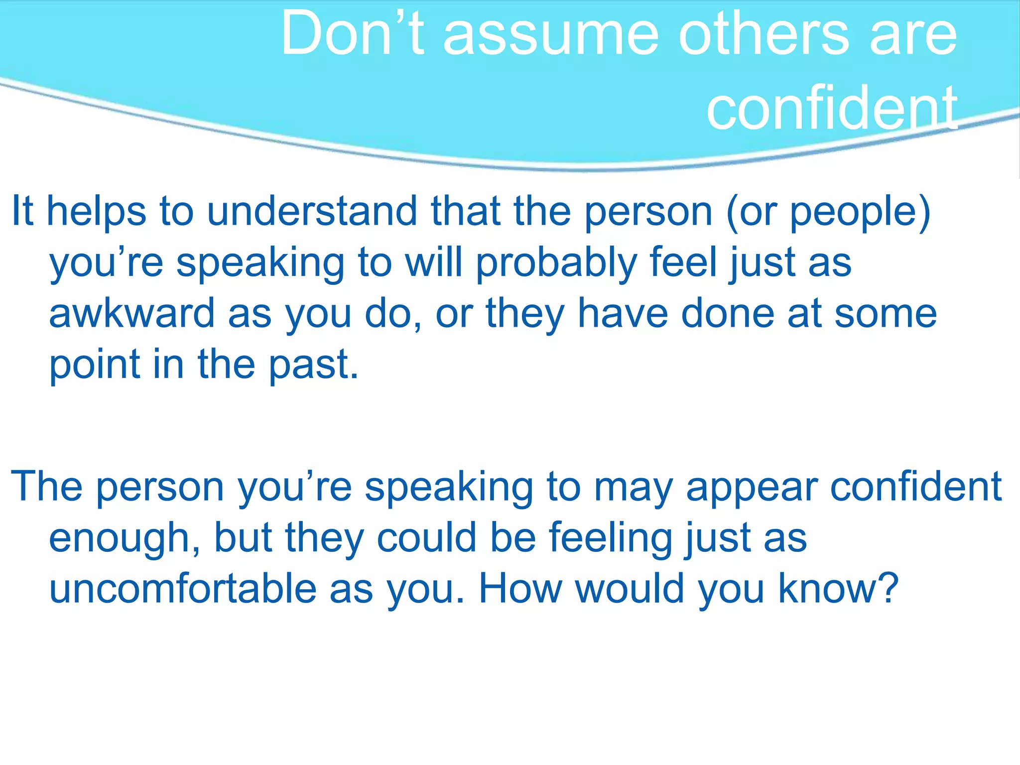 How to master networking if you’re an introvert | PPT