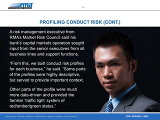 How to Measure and Mitigate Conduct Risk | PPTX