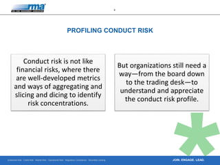 How to Measure and Mitigate Conduct Risk | PPTX