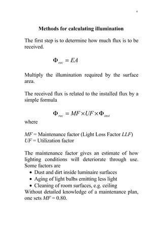 How to measure illumination | PDF