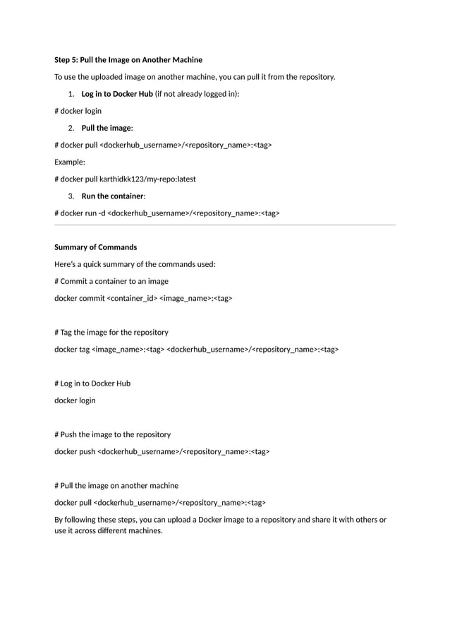 Docker containers migration setup in linux | PDF