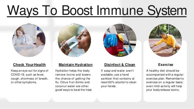 How to minimize the risk of infection by strengthening your immune ...