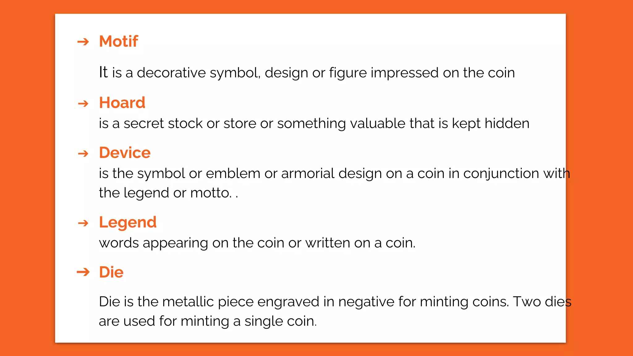 Numismatics - minting process | PPTX
