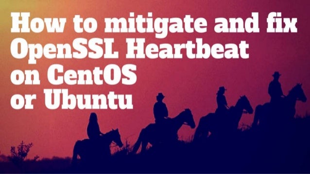 How To Mitigate And Fix Openssl Heartbeat On Centos Or Ubuntu Ppt