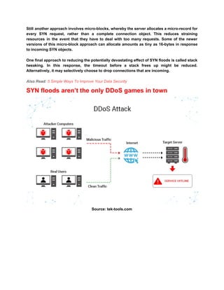 How to mitigate tcp syn flood attacks | PDF