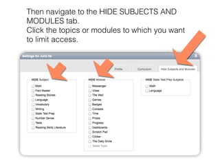 Quick Start Guide for Moby Max | PDF