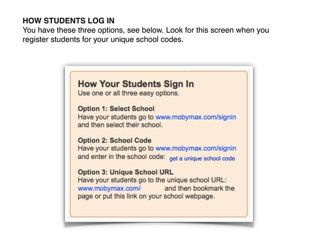 Quick Start Guide for Moby Max