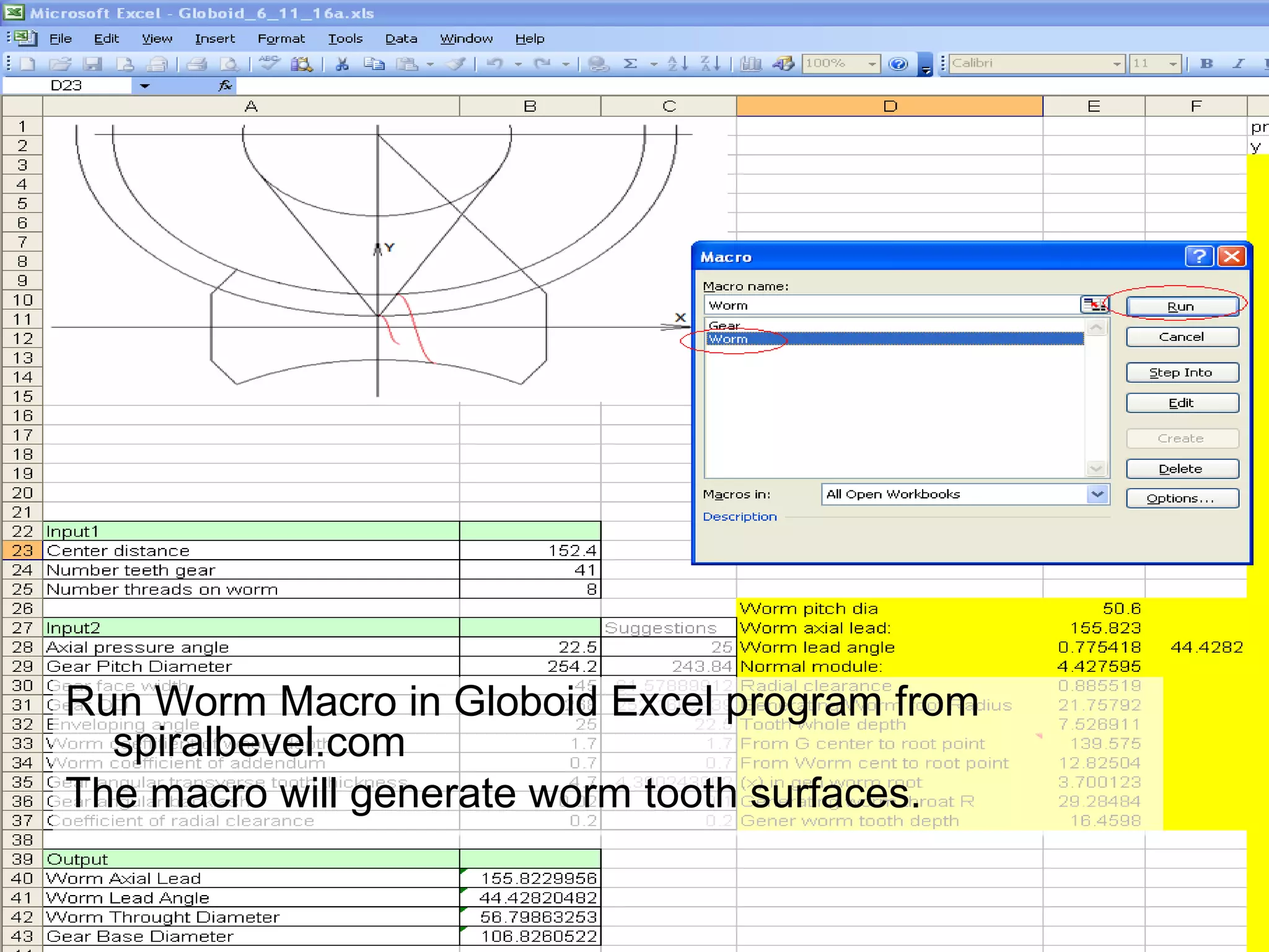 How to model an accurate globoid gear set | PPT