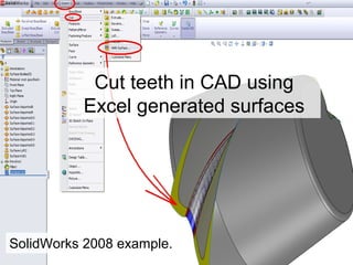 How to model an accurate hypoid gear set in 3d CAD | PPT