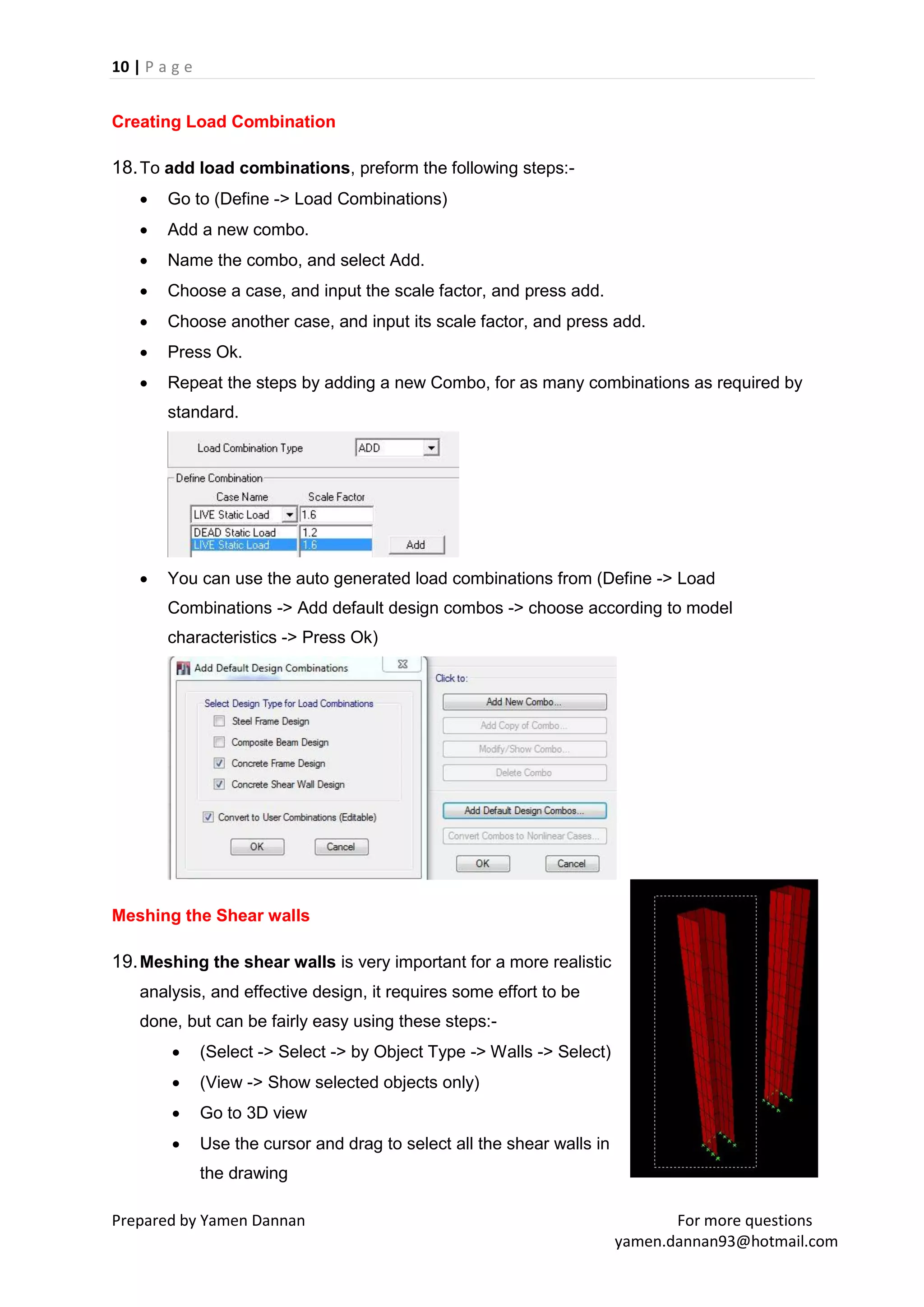 How to model and analyse structures using etabs | PDF