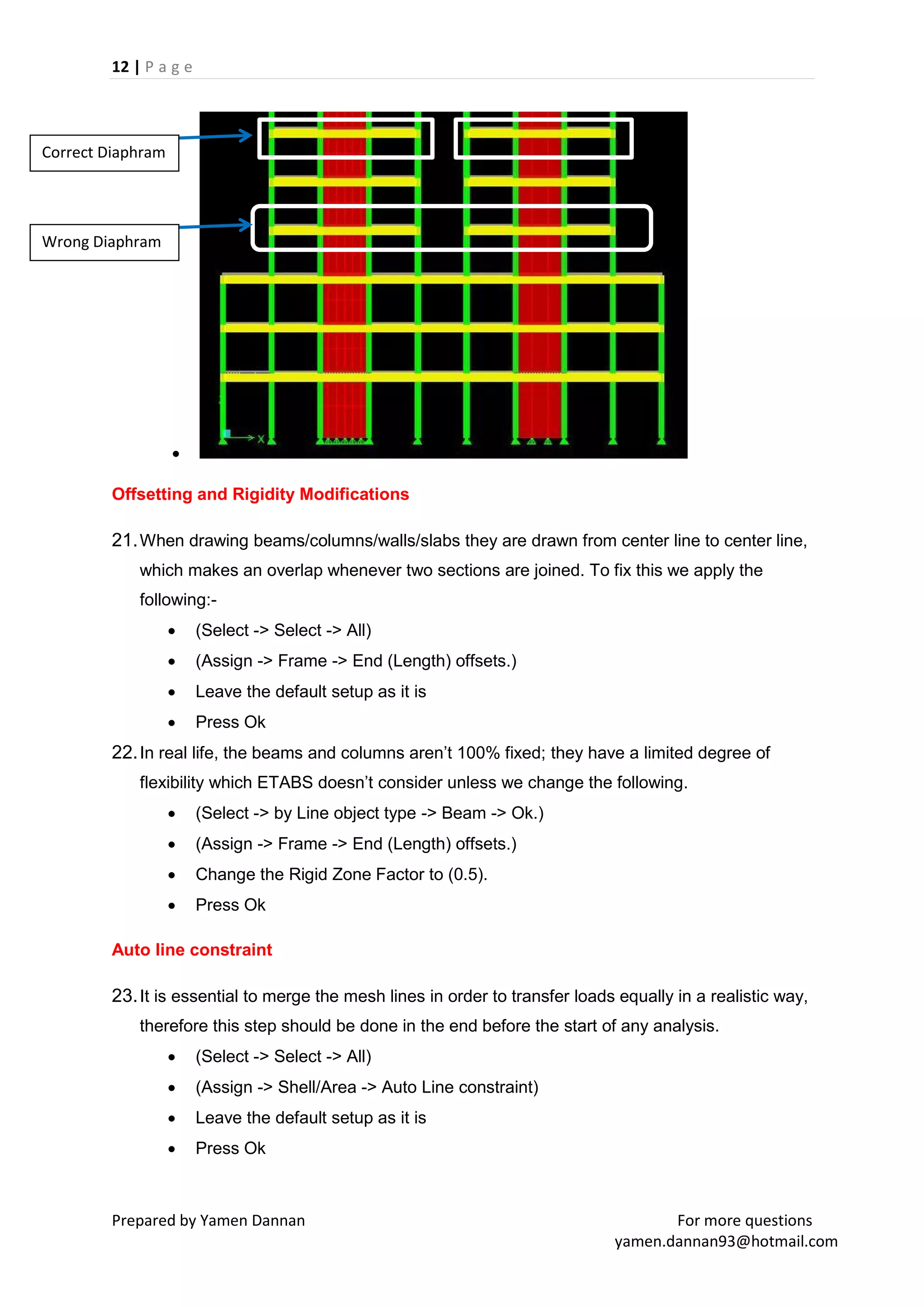 How to model and analyse structures using etabs | PDF