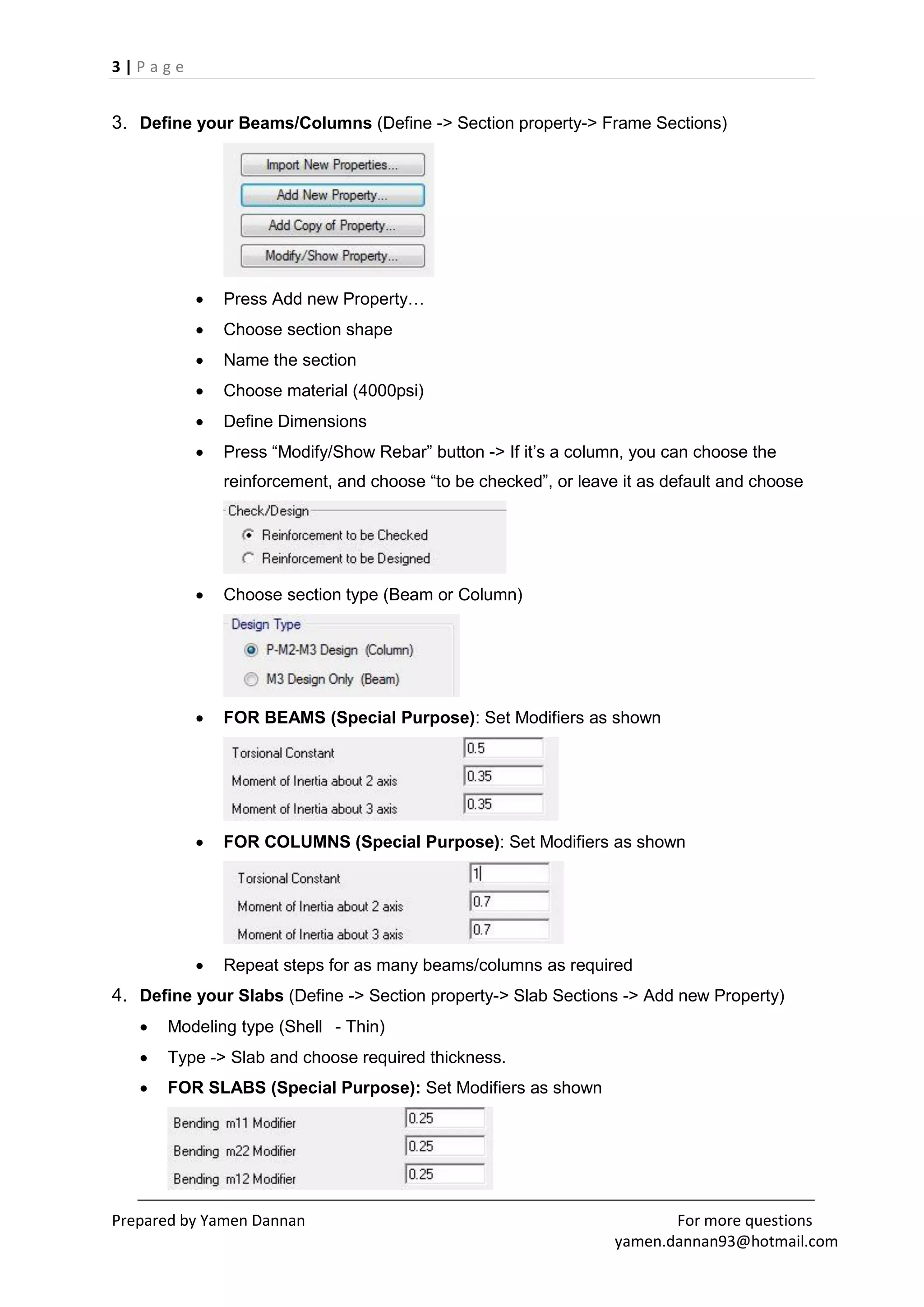 How to model and analyse structures using etabs | PDF