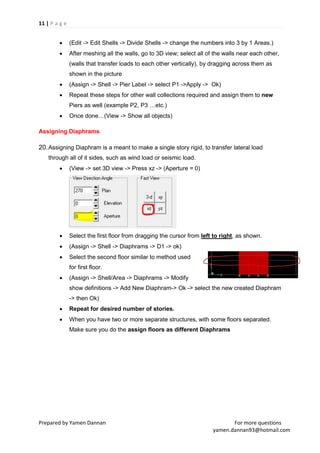 How to model and analyse structures using etabs | PDF