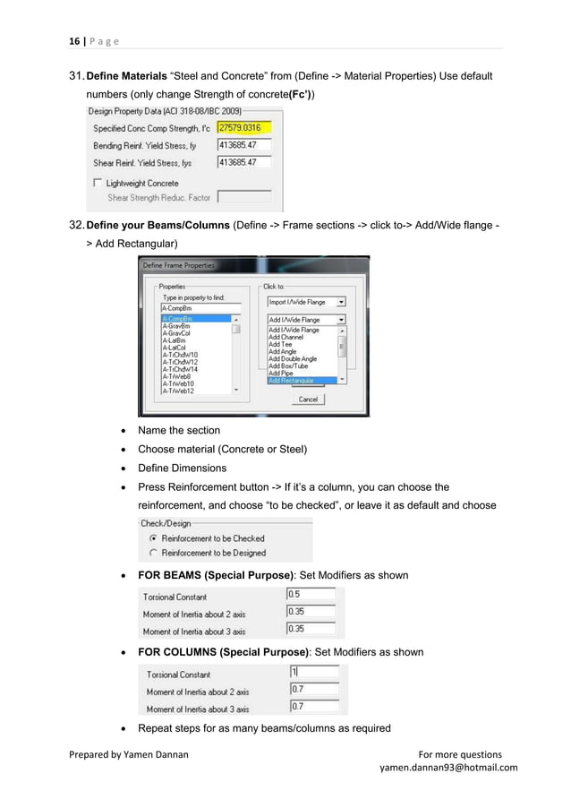 How to model and analyse structures using etabs | PDF
