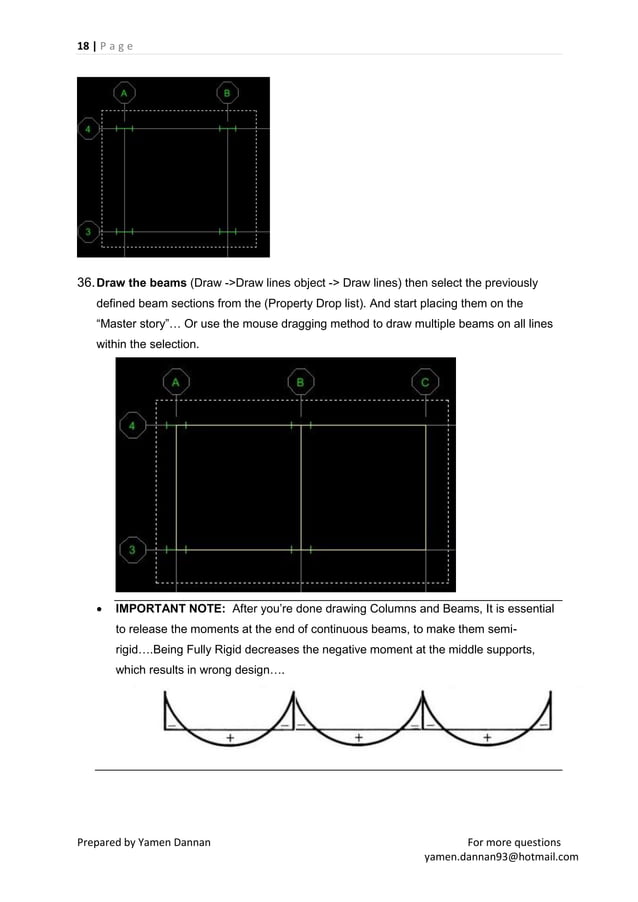 How to model and analyse structures using etabs | PDF
