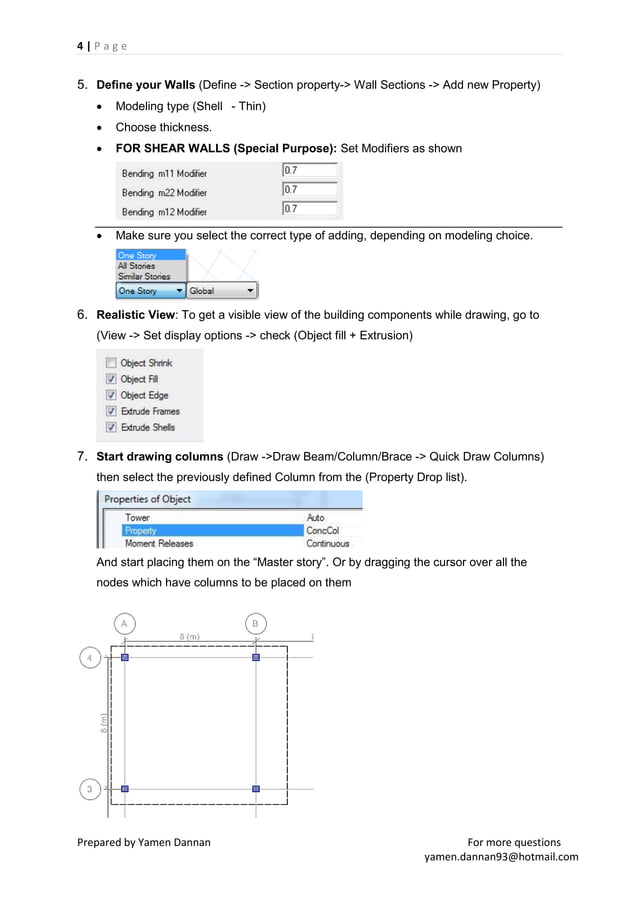 How to model and analyse structures using etabs | PDF