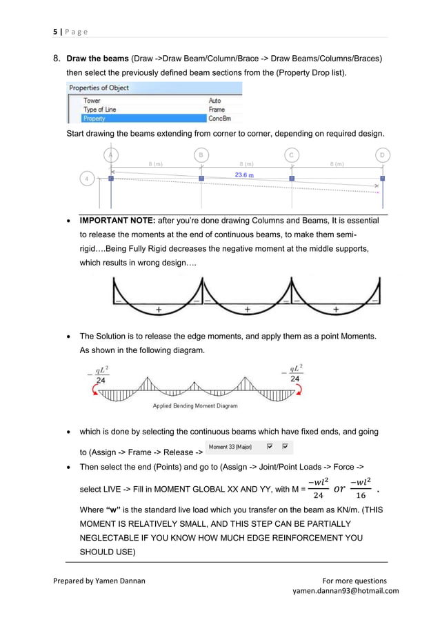 How to model and analyse structures using etabs | PDF