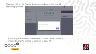 How to modify_create components control buttons in Pos odoo.pptx