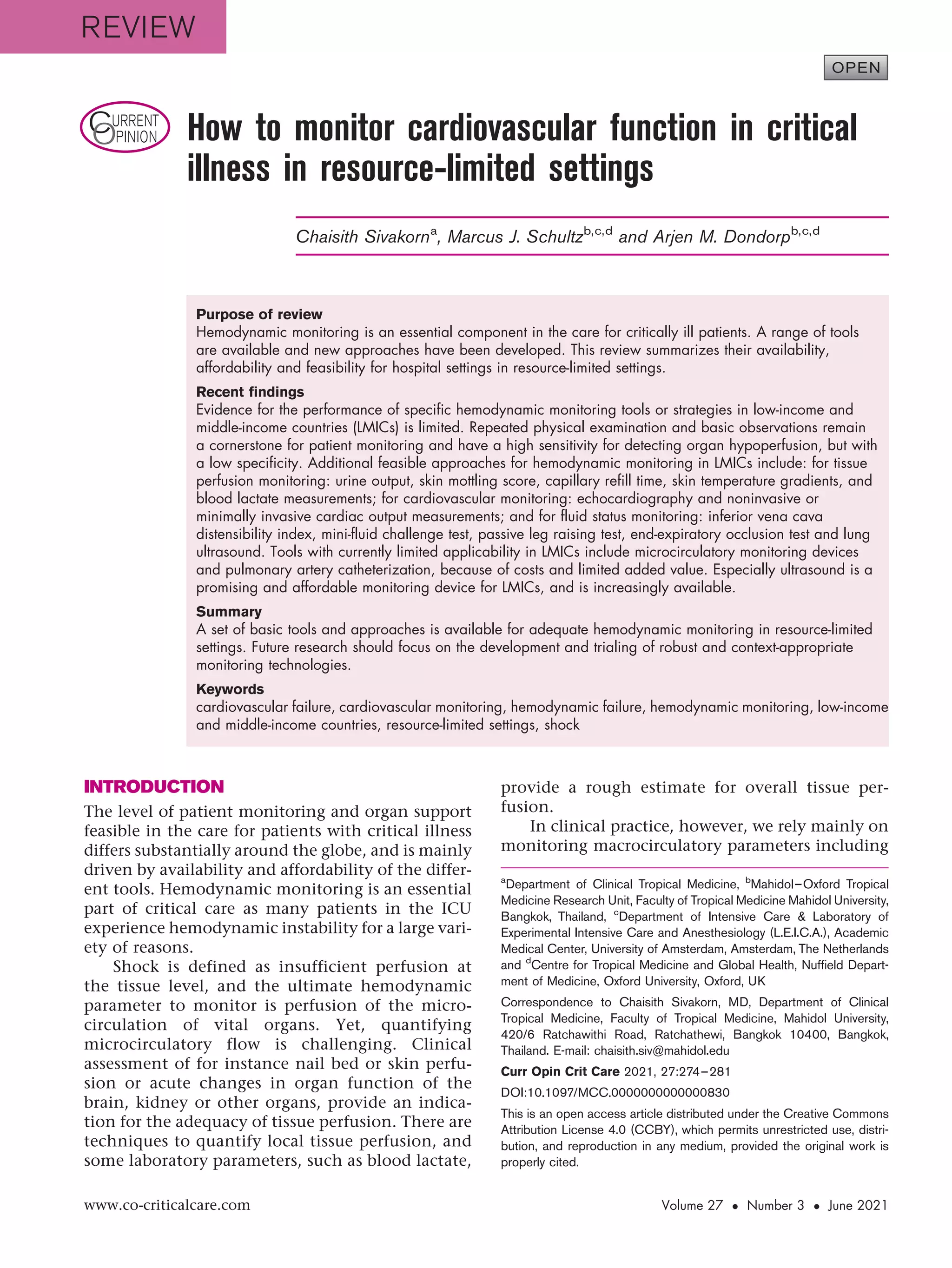 How_to_monitor_cardiovascular_function_in_critical.11.pdf | First Aid ...