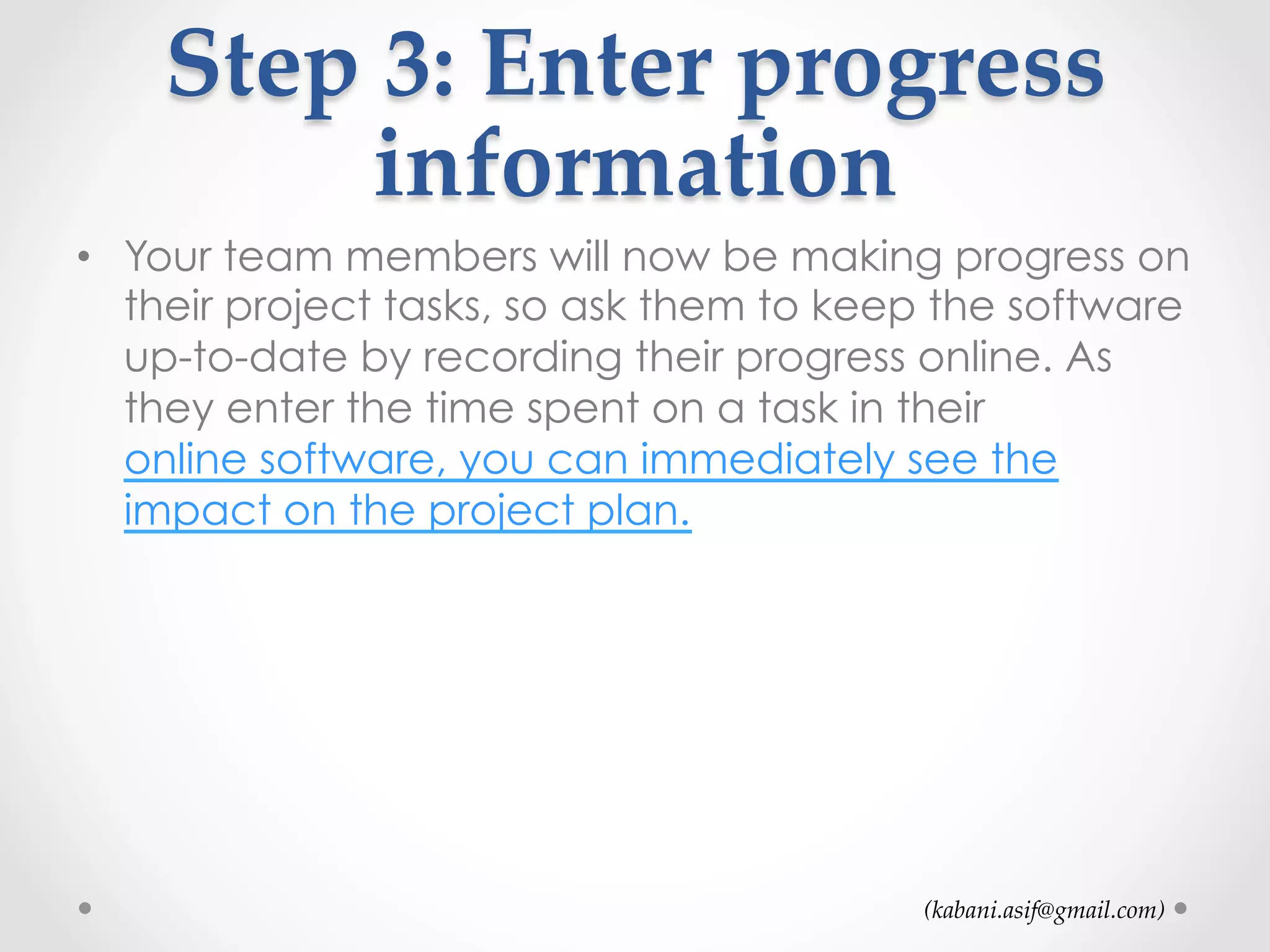 How to monitor your project progress | PDF