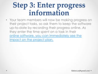 How to monitor your project progress | PDF
