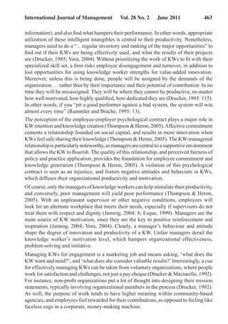 How To Motivate and Retain Knowledge Workers | PDF