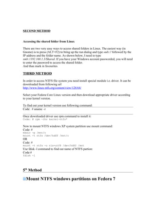 How to mount ntfs in linux | PDF