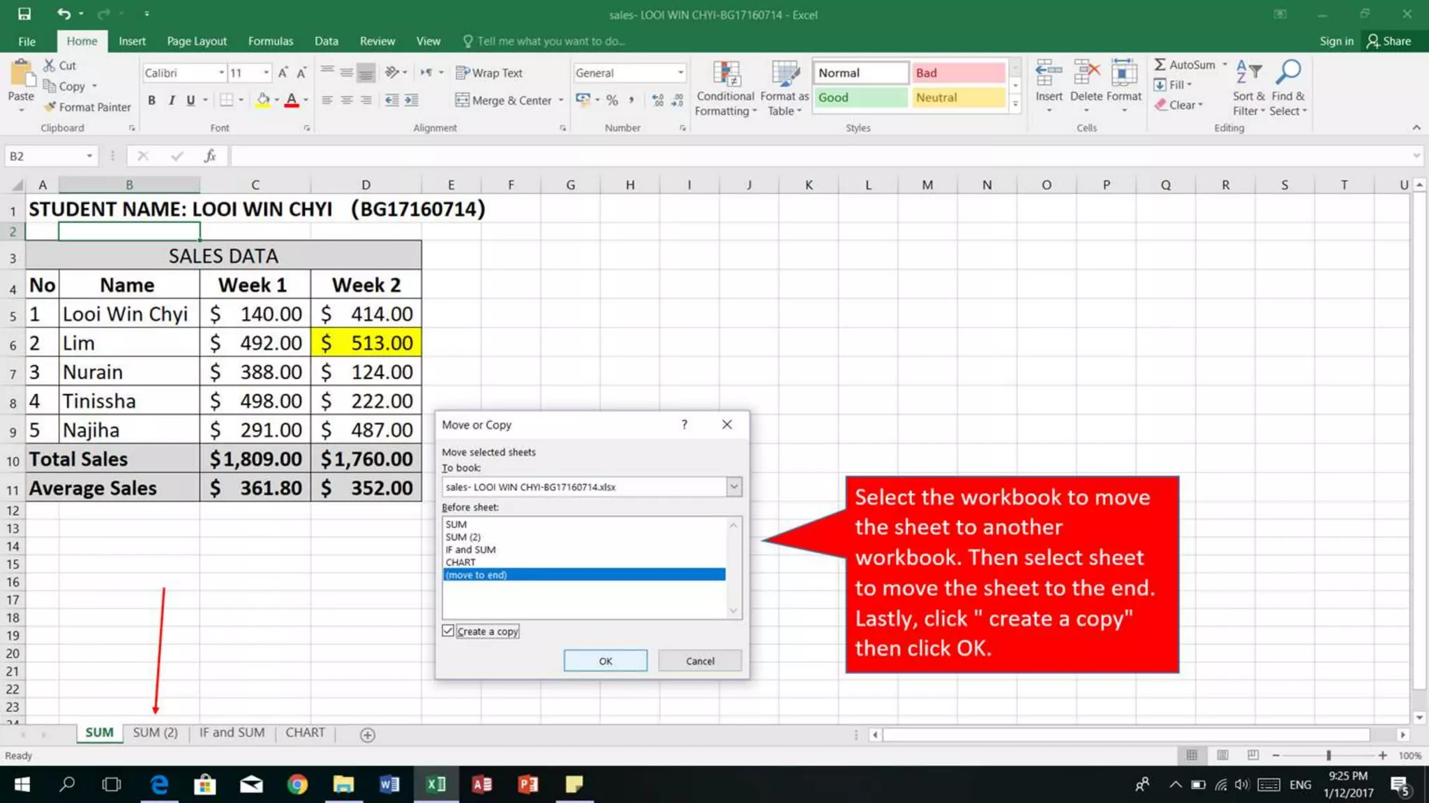 How to move a worksheet in excel 2016 | PPT