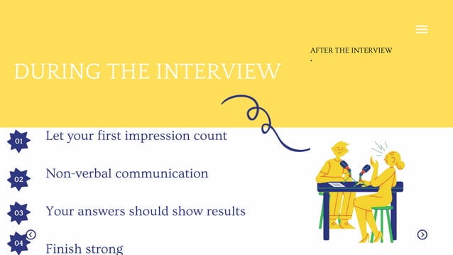 TIPS & TRICKS FOR A SUCCESSFUL INTERVIEW | PPT