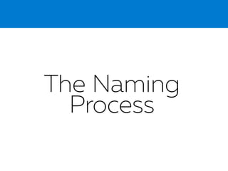 Product or Business Naming Process | PPT