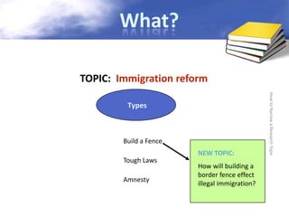 How to narrow a research topic | PPTX