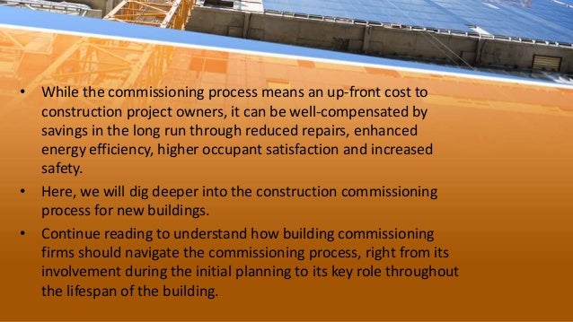 How to Navigate the Commissioning Process From Planning to Post ...