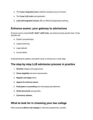 How to Navigate the LLB Admission Process in India_ A Guide for ...