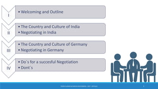 How to negotiate successfully between germany and india ? | PPT
