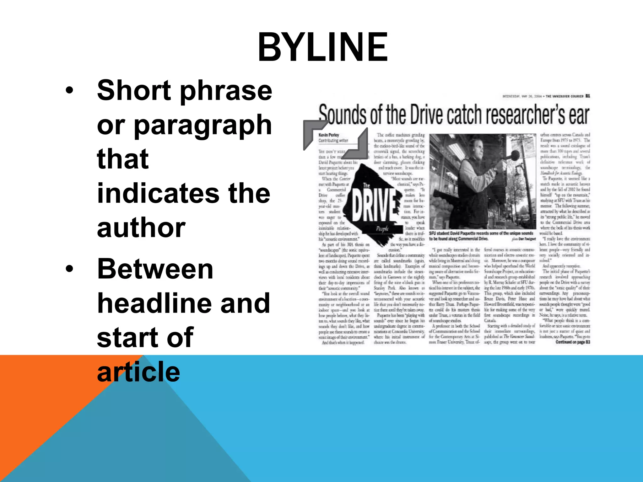Assignment: how to create a newspaper article | PPTX