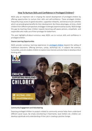How To Nurture Skills and Confidence in Privileged Children.pdf