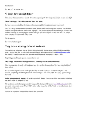 How tony robbins plans his week (my 5 step process + free worksheet ...