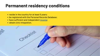 How to Obtain Permanent Residency in the Netherlands | PDF