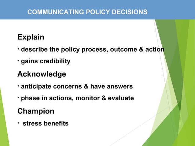 Policy Making Process | PPT