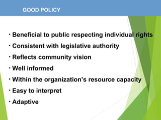 Policy Making Process | PPT