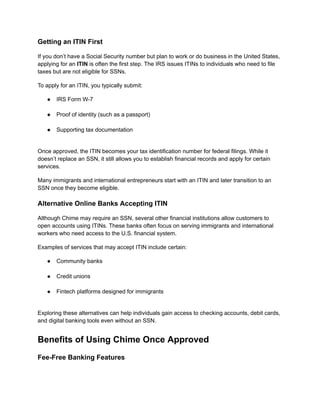 How to Open a Chime Account Without SSN (ITIN Guide).pdf
