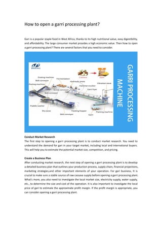 How to open a garri processing plant.pdf