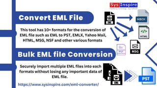 How to open EML file in Outlook 2007? | PDF